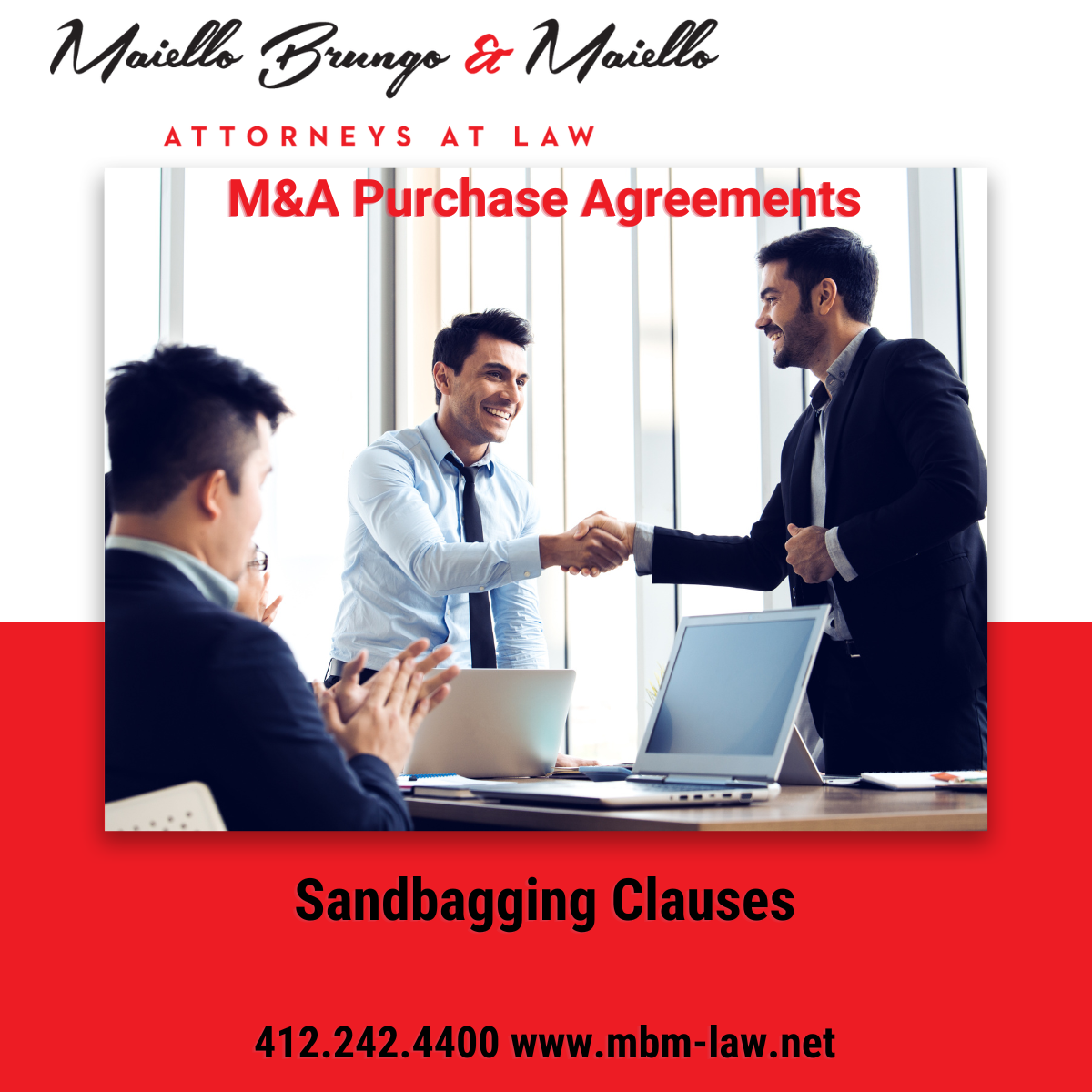 Sandbagging Clauses: Optimizing Risk Management in Purchase Agreements